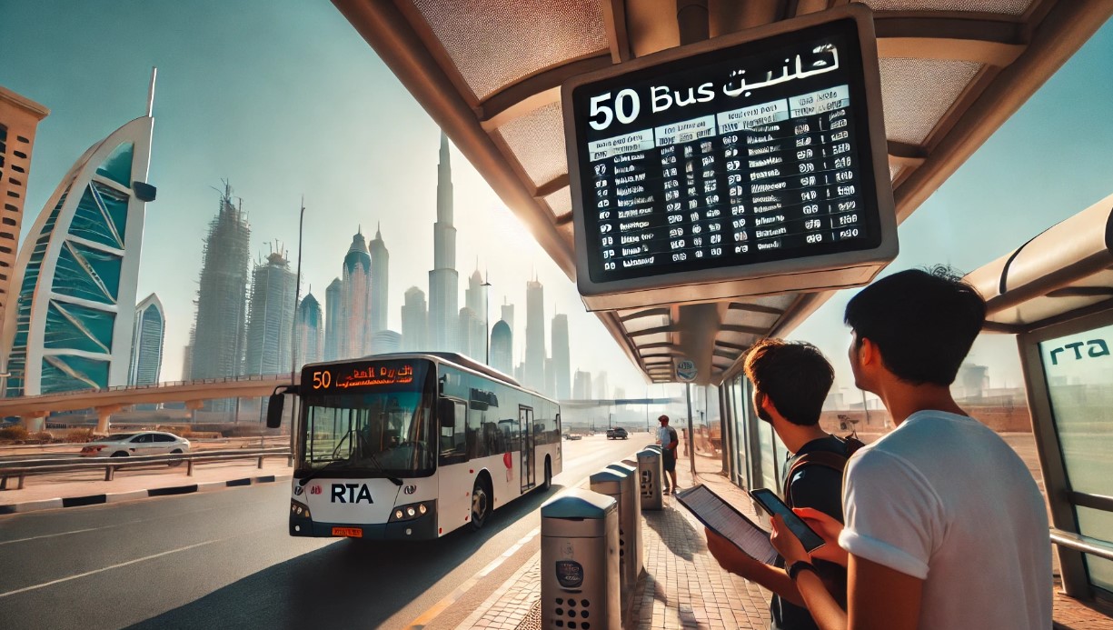 50 Bus Route: Full List of Stops and Timetable - Dubai News